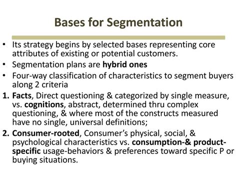 Market Segmentation and Strategic Targeting - ppt download