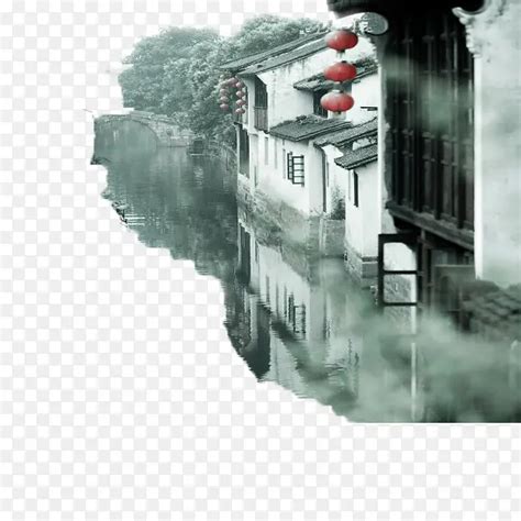 江南小镇PNG图片素材下载 图片编号8140752 PNG素材网