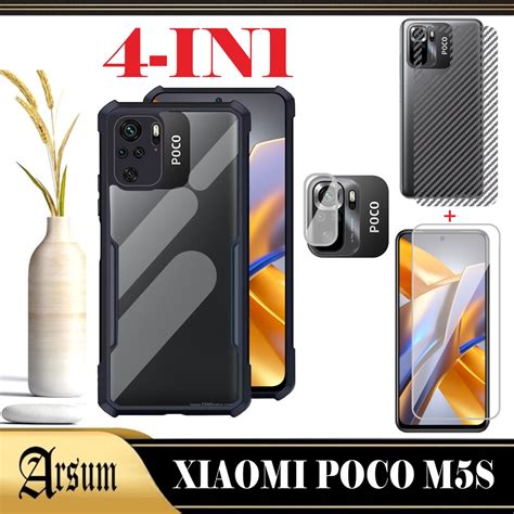 Jual Paket 4in1 Casing Transparan Xiaomi Poco M5s 2022 Poco X5 Pro 5g