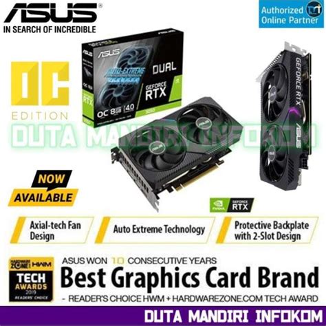 Promo Dual Geforce Rtx 3050 V2 Oc Edition 8gb Gddr6 Diskon 23 Di