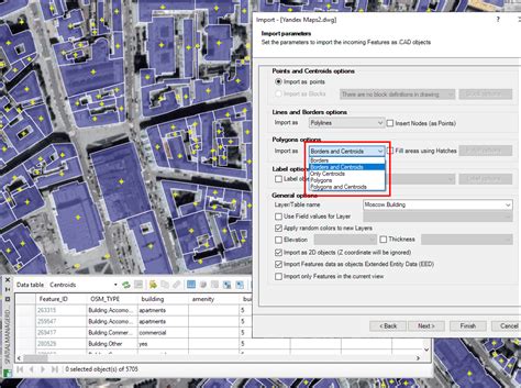 Import Spatial Data Into Bricscad Basic Target Layer Or New Target