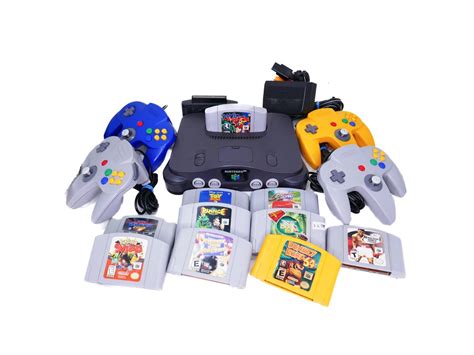 Shopthesalvationarmy Nintendo 64 Console Bundle 4 Controllers 10