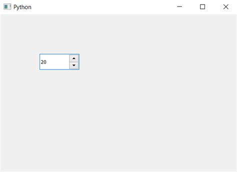 Pyqt5 Qspinbox 设置值 码农参考