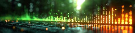 Radiating Binary Code In Futuristic Light Stock Image Image Of Radiating Binary Code In Futuristic Light Stock Image Image Of