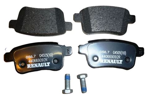 Brake Pads Rear 440604876R New OE Renault Kangoo II - Carfrance24