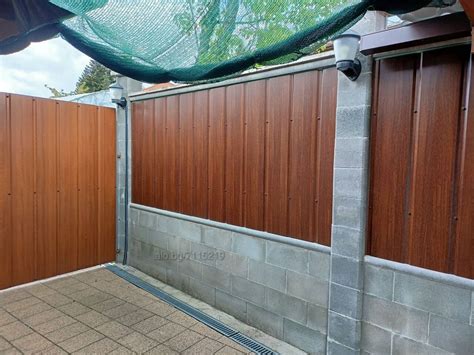 Пластифицирана ламарина с дървесна шарка Строителни материали София Посочената цена от