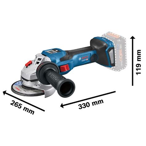 Bosch Gws18v 15 Sc 4 Solo เครื่องเจียรไร้สาย Brushless 4 นิ้ว