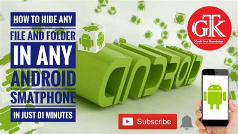 how to hide file and folder in android youtube