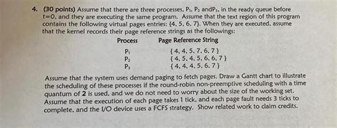 solved 4 30 points assume that there are three processes