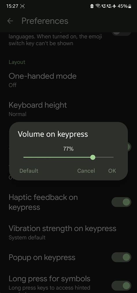 Volume On Keypress Cant Be Adjusted On Samsung Phones R Gboard