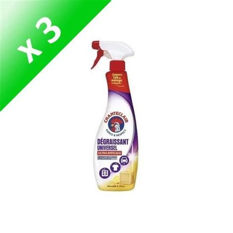 CHANTECLAIR Spray dégraissant citron savon de marseille multi usage