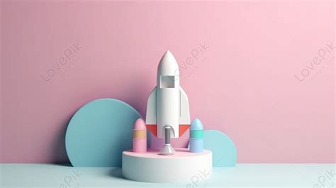 활기찬 분홍색 배경에 급증하는 로켓 선박 3d 그림 분홍색 배경 3d 배경 활기 배경 이미지 Hd 분홍색 3d 활기