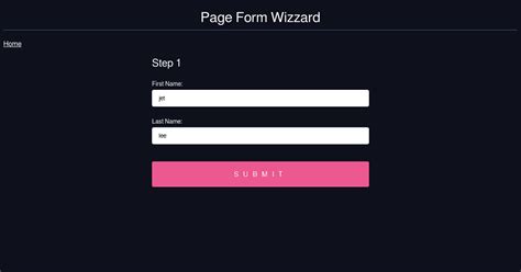 Nextjs React Hook Form Wizard Form Forked Codesandbox