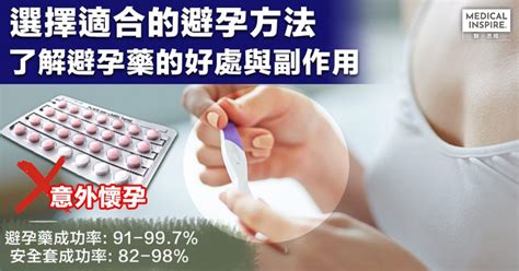 【選擇在我掌握】了解避孕藥的好處與副作用，為自己選擇適合的避孕方法。 Medical Inspire 醫・思維
