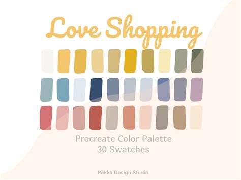Procreate Color Palette Colorful Shoppin Graphic By Pakka Design Studio Creative Fabrica