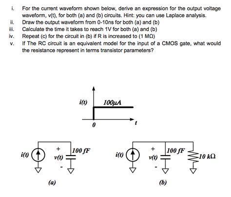 Solved For The Current Waveform Shown Below Derive An Chegg