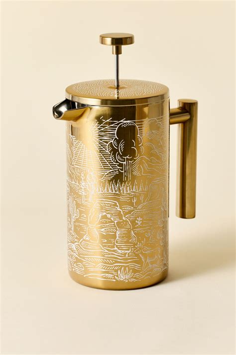 Parks Project National Parks Brass French Press Urban Outfitters