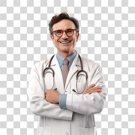 Médico Sorrindo PNG Transparente download Designi