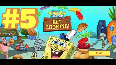 Spongebob Get Cooking Krabby Patty Level Spongebob Get