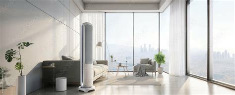 Generic Air Purifier Or Ac Conditioner Split Unit Temperature Control With Smart Iot Home App