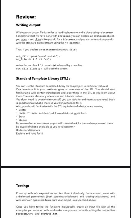 Solved For This Project You Will Implement A Simple Chegg Com