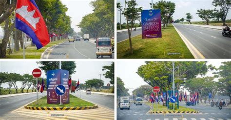 ទង់ជាតិកម្ពុជា ត្រូវបានដាក់នៅតាមបណ្ដោយមហាវិថីឈ្នះឈ្នះ ត្រៀមស្វាគមន៍ស៊ីហ្គេម Cbs Sport