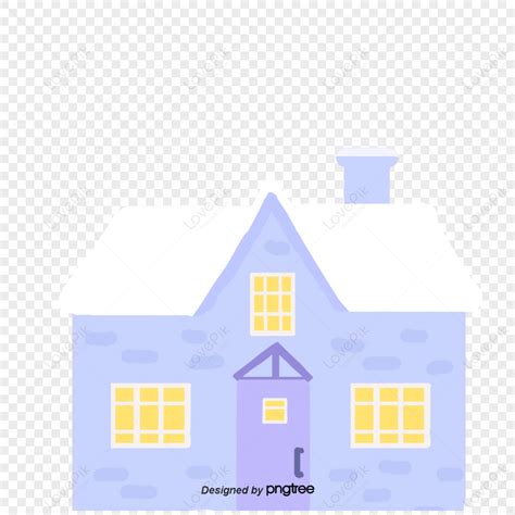 Purple Building House Element Violet Styleow Frame Architecture Window Purple Roof Png Image