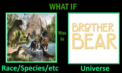 What If The Dinosaurs Was In Brother Bear By Cyborg802 On Deviantart