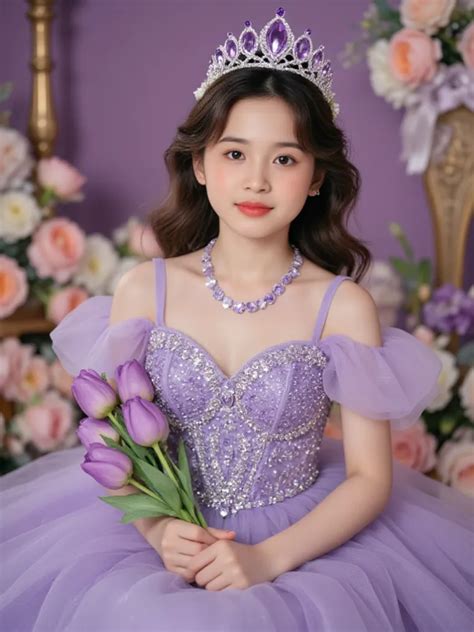 Flux Elegant Princess World Of Purple Lora Ray Shakker