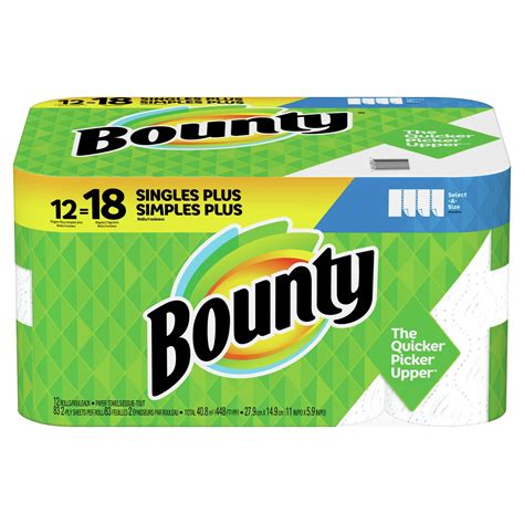 Buy Bounty Select A Size Paper Towel 83 Count Pack Of 12 White 996
