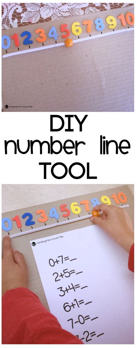 Diy Number Line Tool For Easy Counting