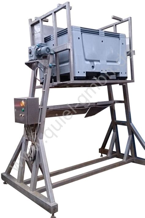 Tilting Device For Box Pallets Quiel Gmbh Sondermaschinen