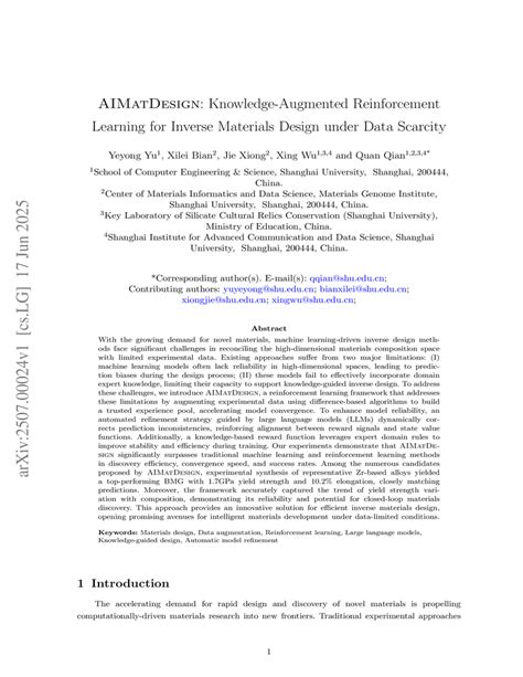 Aimatdesign Knowledge Augmented Reinforcement Learning For Inverse