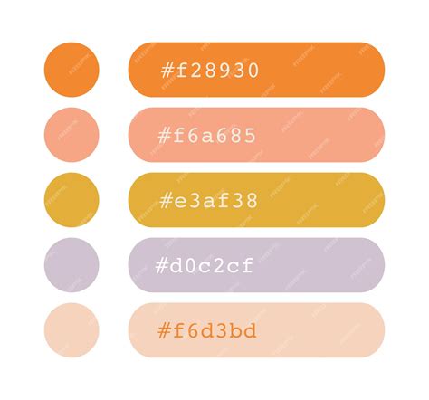 Yellow Orange Color Palette