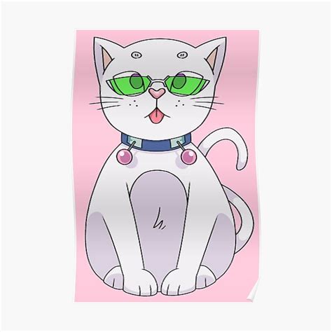 Kusuo Saiki Cat Poster For Sale By Gummieturtle Redbubble