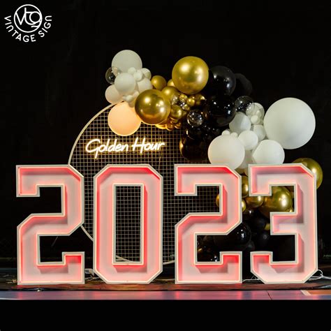4ft Light Up 3d Giant Metal Letter Signs Marquee Neon Letters Numbers