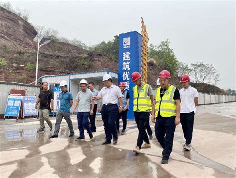湖南建投四建集团有限公司 企业要闻 重庆市巴南区委常委区政府党组成员朱激扬调研安装公司重庆界石安置房项目