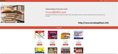 Source Code Aplikasi Toko Buku Berbasis Php MySQL