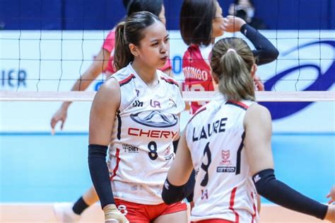 Eya Laure Relishes Pvl Debut Despite Chery Tiggo Loss Inquirer Sports