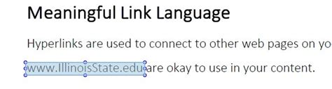 Linking Text In Adobe Acrobat Pro Help Illinois State