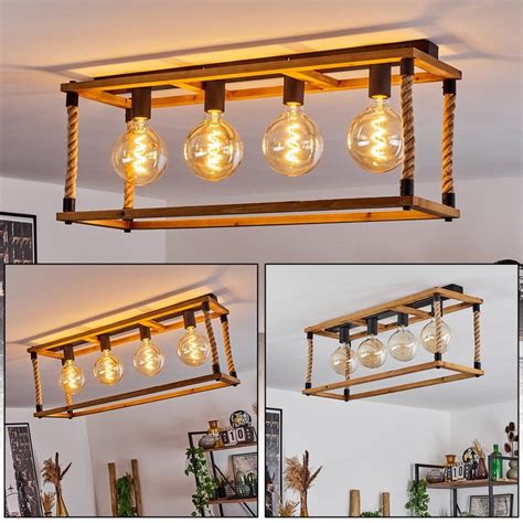 Hofstein Deckenleuchte Goricizza Vintage Deckenlampe Aus Metall