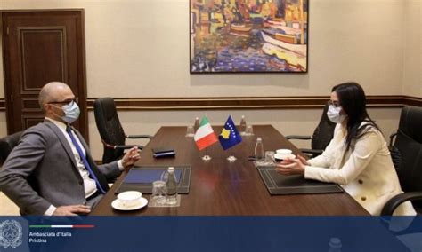 Ambasadori italian takon kryediplomaten kosovare flasin për rrugën euro atlantike të Kosovës