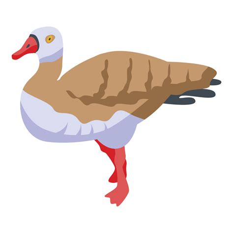 Farm Goose Icon Isometric Style Vector Art At Vecteezy