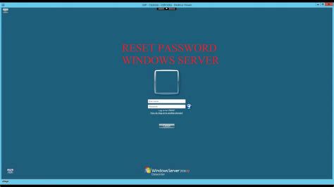 Reset Password Windows Server 2008 Youtube