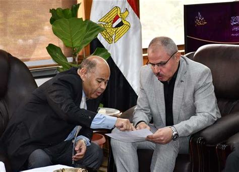 رئيس جامعة القناة يستقبل المستشار الثقافي الليبي صور المصري اليوم