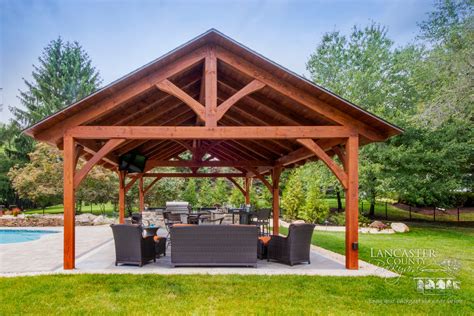20x40 Timber Frame Pavilion Timber Frame Pavilion For Sale