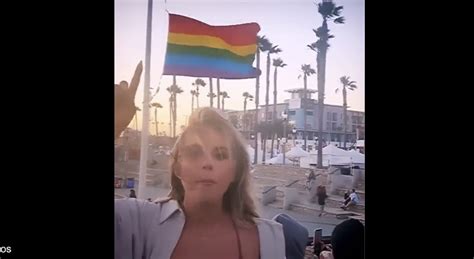 One America News Host Has Humiliating Meltdown Over Pride Flag In