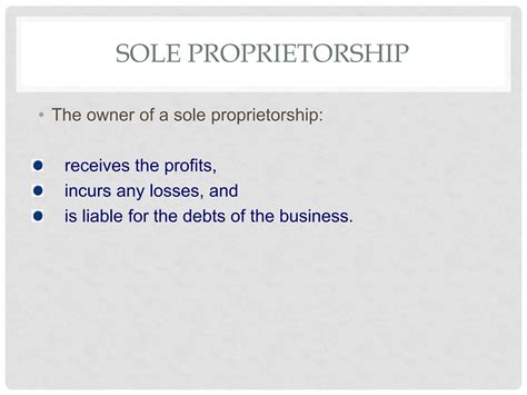 Types Of Business Ownership PowerPoint Presentation PPT