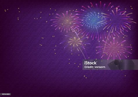 Firework Digital Code 3 Stock Illustration Download Image Now Abstract Backgrounds Beauty