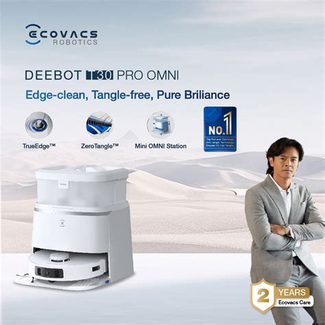 Jual Robot Vacuum Ecovacs Deebot T30 Pro Omni White Ecovacs